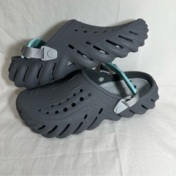 CROCS | Shoes | Crocs Echo Sandstorm Clog Slate Grey Size Mens 2 Womens ...